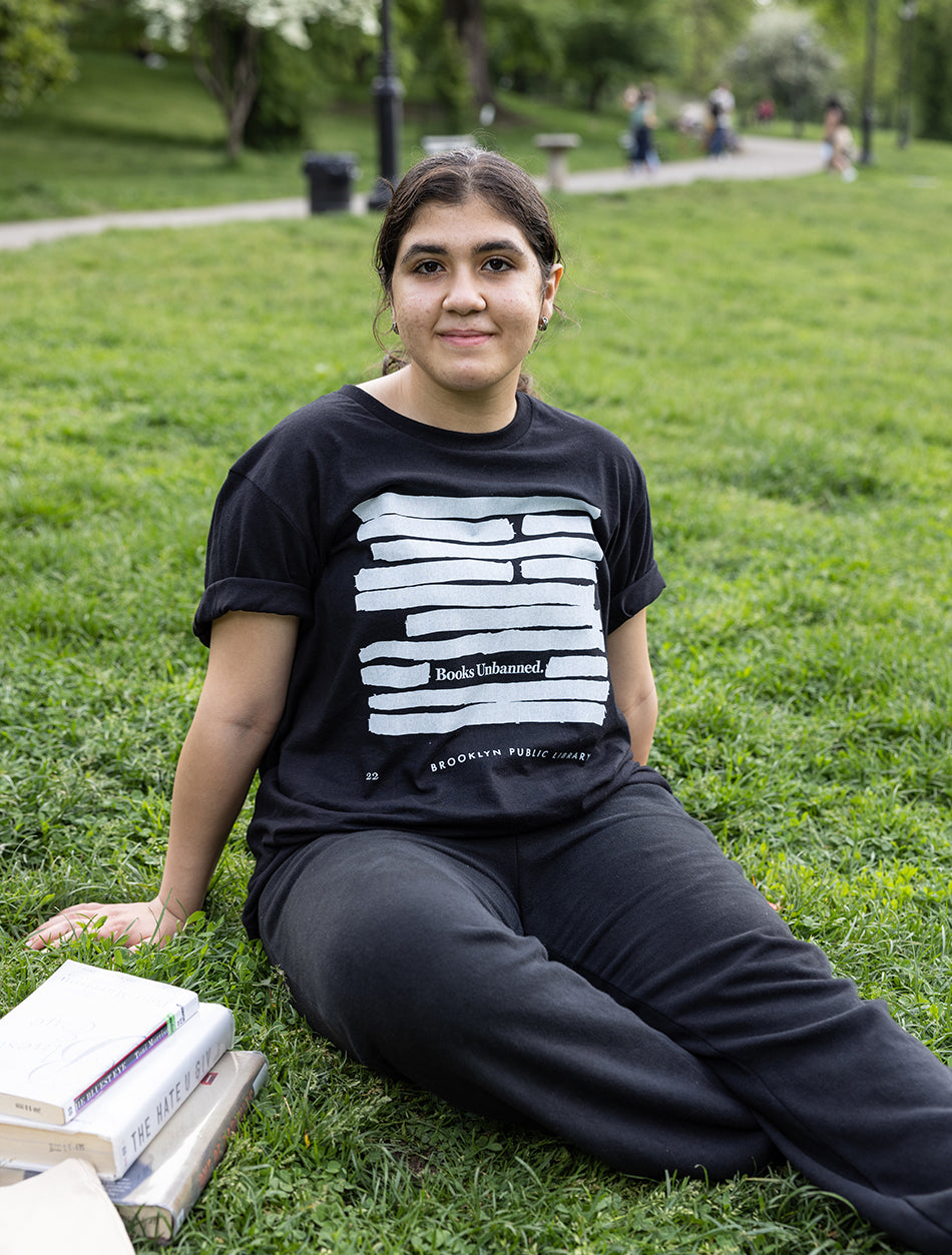 Books Unbanned T-shirt, black – Shop BKLYN Library